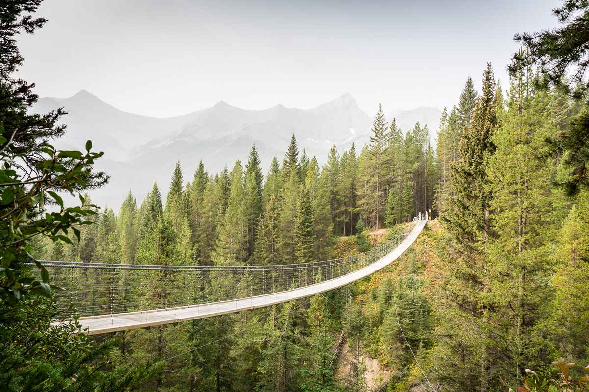 Blackshale Suspension Bridge Hike in Kananaskis Country - Travel Banff ...