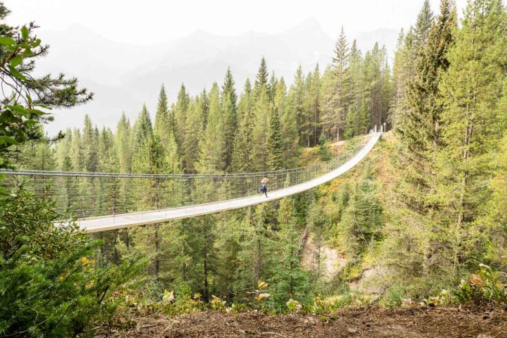 Blackshale Suspension Bridge Hike in Kananaskis Country - Travel Banff ...