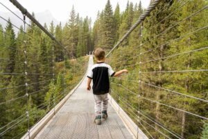 Blackshale Suspension Bridge Hike in Kananaskis Country - Travel Banff ...