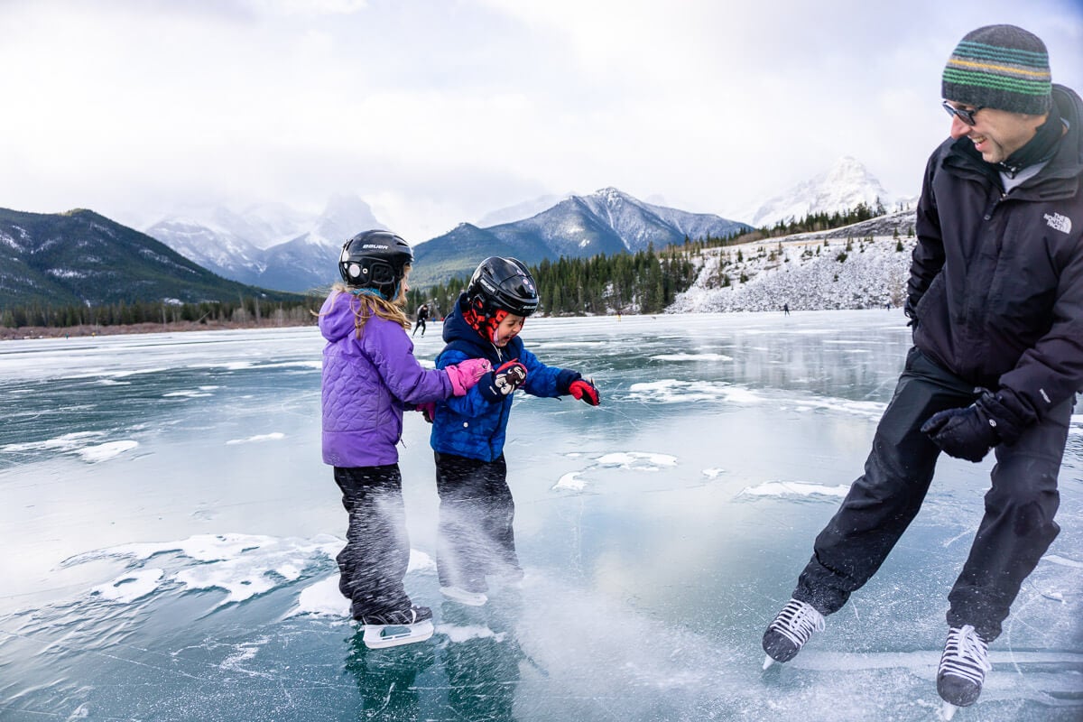 Find the Best Skating in Banff National Park & Area - Travel Banff Canada