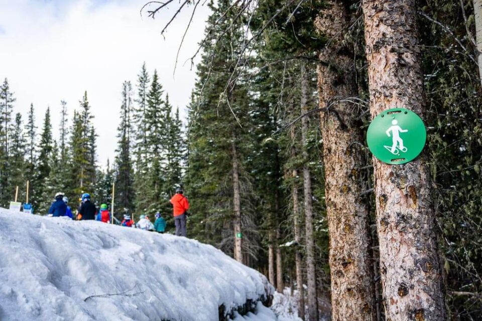 Cascade Amphitheatre Snowshoe Trail in Banff - Travel Banff Canada