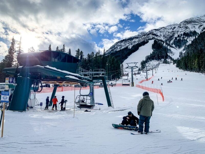 Cascade Amphitheatre Snowshoe Trail in Banff - Travel Banff Canada