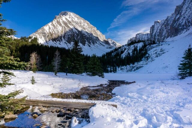 Chester Lake Snowshoe in Kananaskis Country - Travel Banff Canada