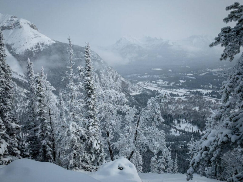 Upper Stoney Lookout Snowshoe in Banff - Travel Banff Canada