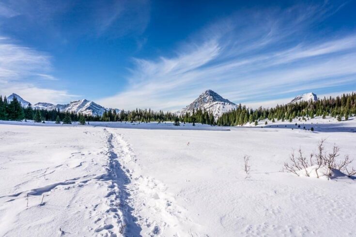 Chester Lake Snowshoe in Kananaskis Country - Travel Banff Canada