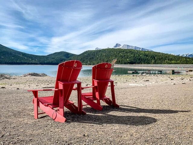 Where to Find the Banff Red Chairs - Travel Banff Canada