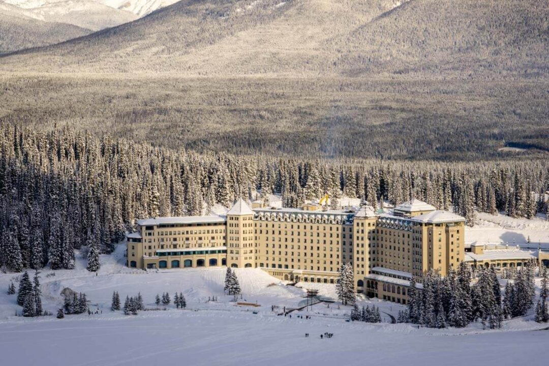 Fairview Lookout Snowshoe Trail at Lake Louise - Travel Banff Canada