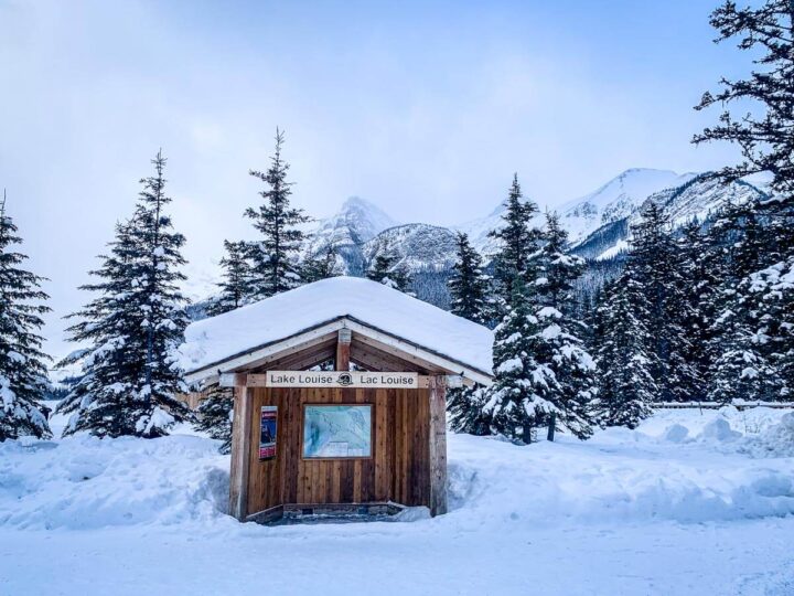 Fairview Lookout Snowshoe Trail at Lake Louise - Travel Banff Canada