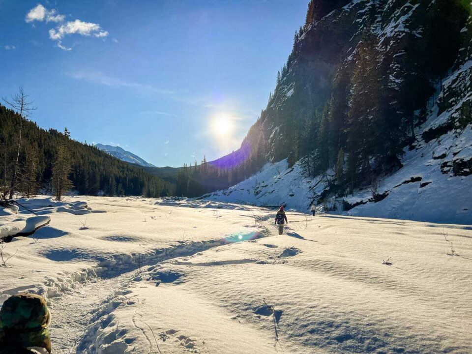 Green Monster Winter Hike - Kananaskis Country - Travel Banff Canada