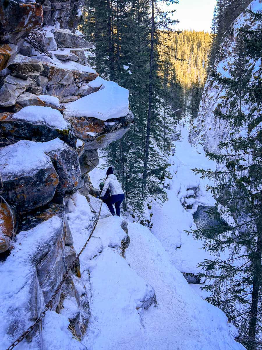 Green Monster Winter Hike - Kananaskis Country - Travel Banff Canada