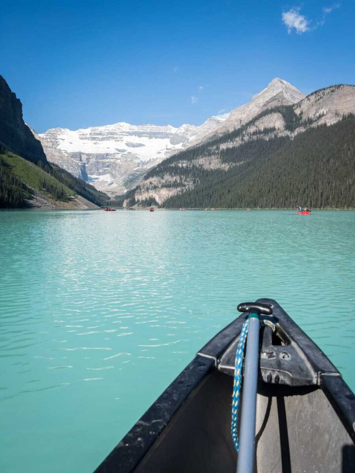 Complete Guide to Canoeing Lake Louise - Travel Banff Canada