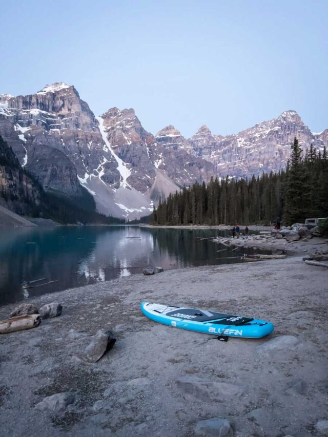 Stand Up Paddle Boarding on Moraine Lake - Everything You Need to Know ...
