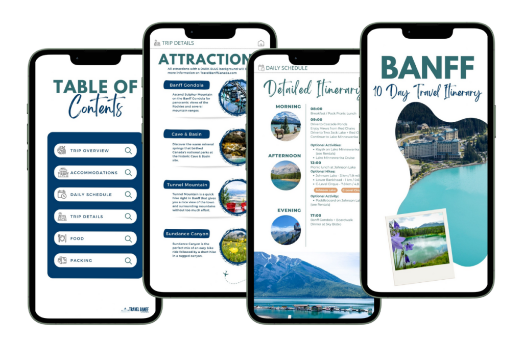 Pre-Built Banff Itineraries (Printable & Ready-to-Go) - Travel Banff Canada