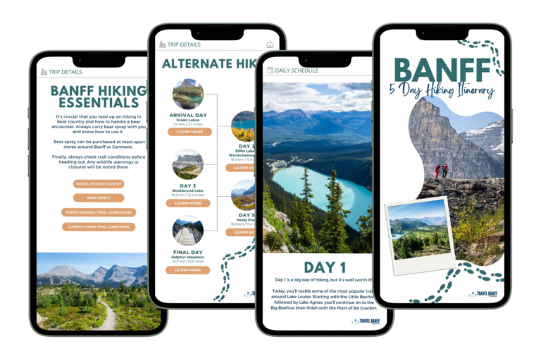 Pre-Built Banff Itineraries (Printable & Ready-to-Go) - Travel Banff Canada