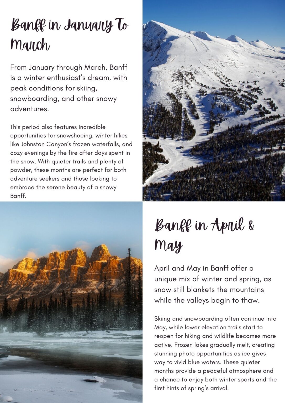 The Ultimate Winter Guide to Banff National Park - Travel Banff Canada